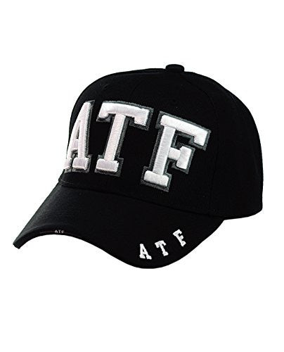 ATF Embroidered Adjustable Black Baseball Cap Hat – NYFASHION101